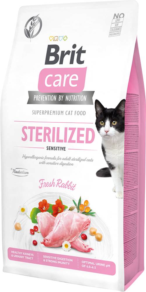 Brit Care Cat Grain-Free Sterilized Sensitive Karma dla kota 7kg Brit Care Cat Grain-Free Sterilized Sensitive Karma dla kota 7kg