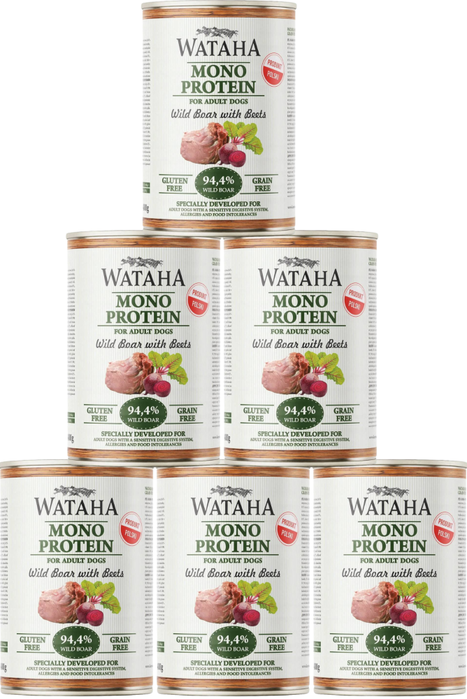 Wataha Mono Protein Adult Boar&Beets Karma z dzikiem i burakami dla psa ...