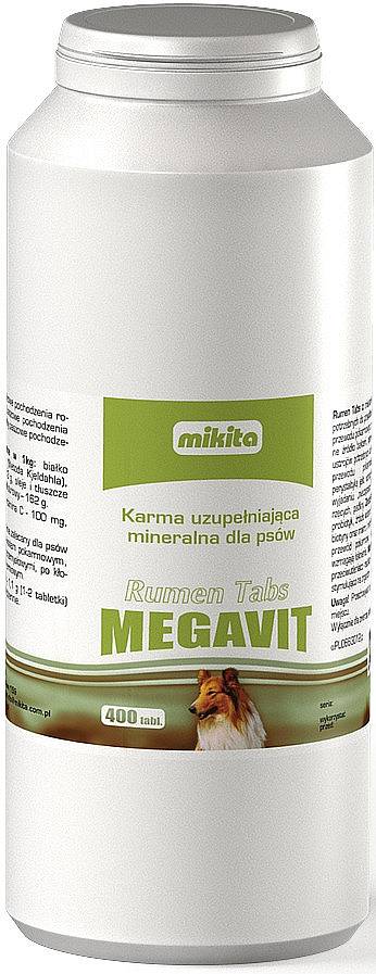 Mikita MEGAVIT Rumen Tabs dla psa Suplement diety 400 tab.